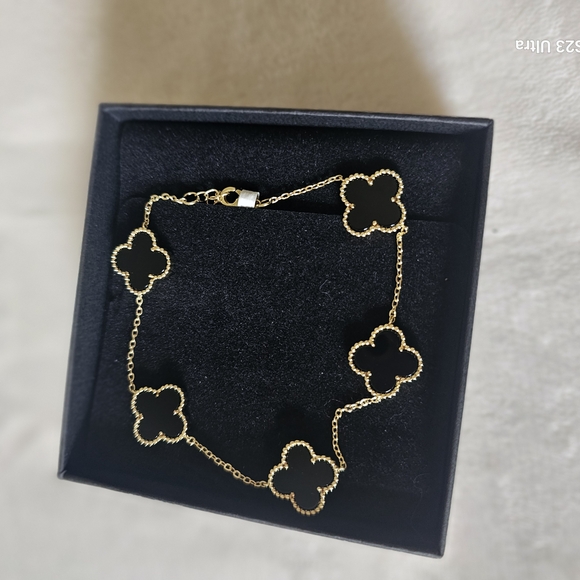 Jewelry | Gold Plated Clover Chain Bracelet | Poshmark
